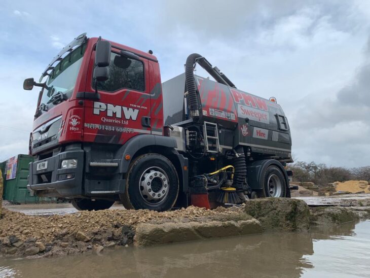 Road Sweeper Hire - PMW Quarries